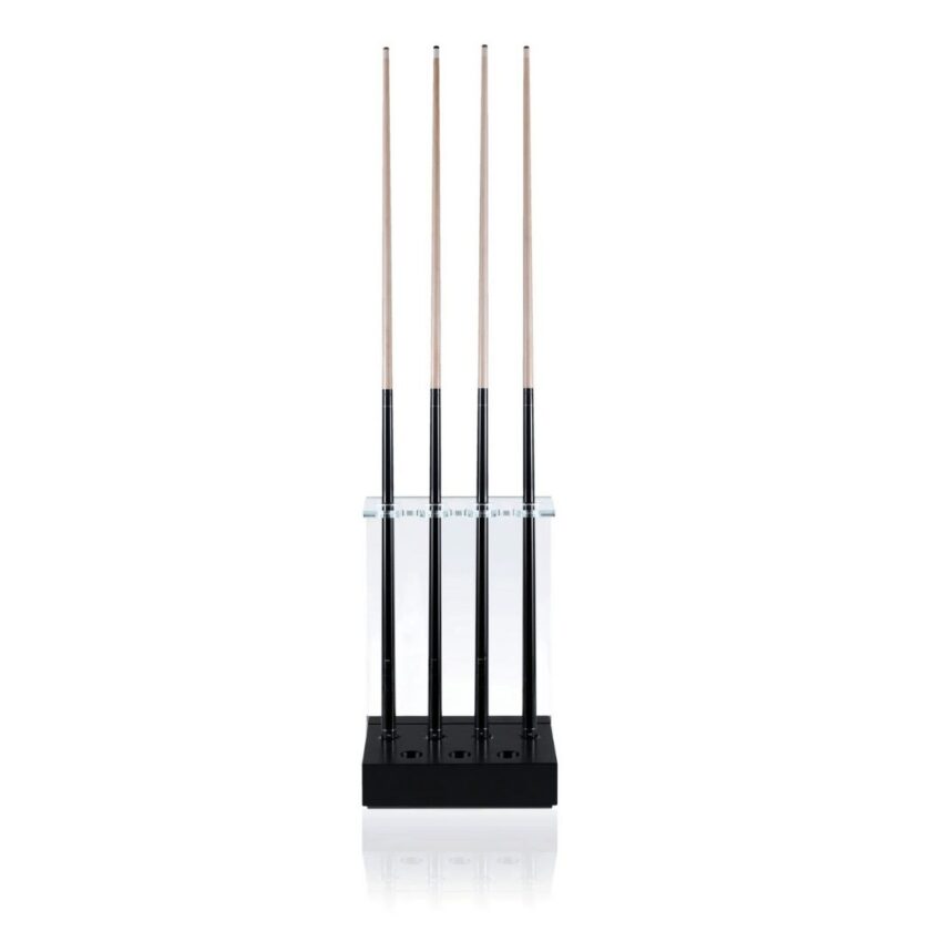 7 Hole Glass Billiard Cue Rack Stand - Dubai Snooker